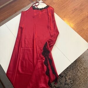 Simon Chang | Intimates & Sleepwear | Simon Chang Nwt Red Satin Slip ...